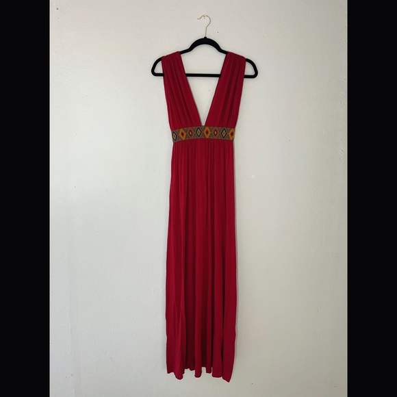 Vijo Couture | Dresses | Vijo Couture Red Maxi Dress | Poshmark